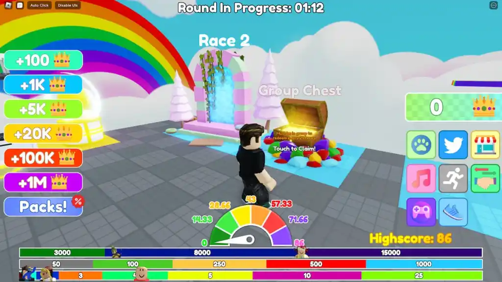 Roblox Rainbow Friends 레이스 코드(2023년 3월)