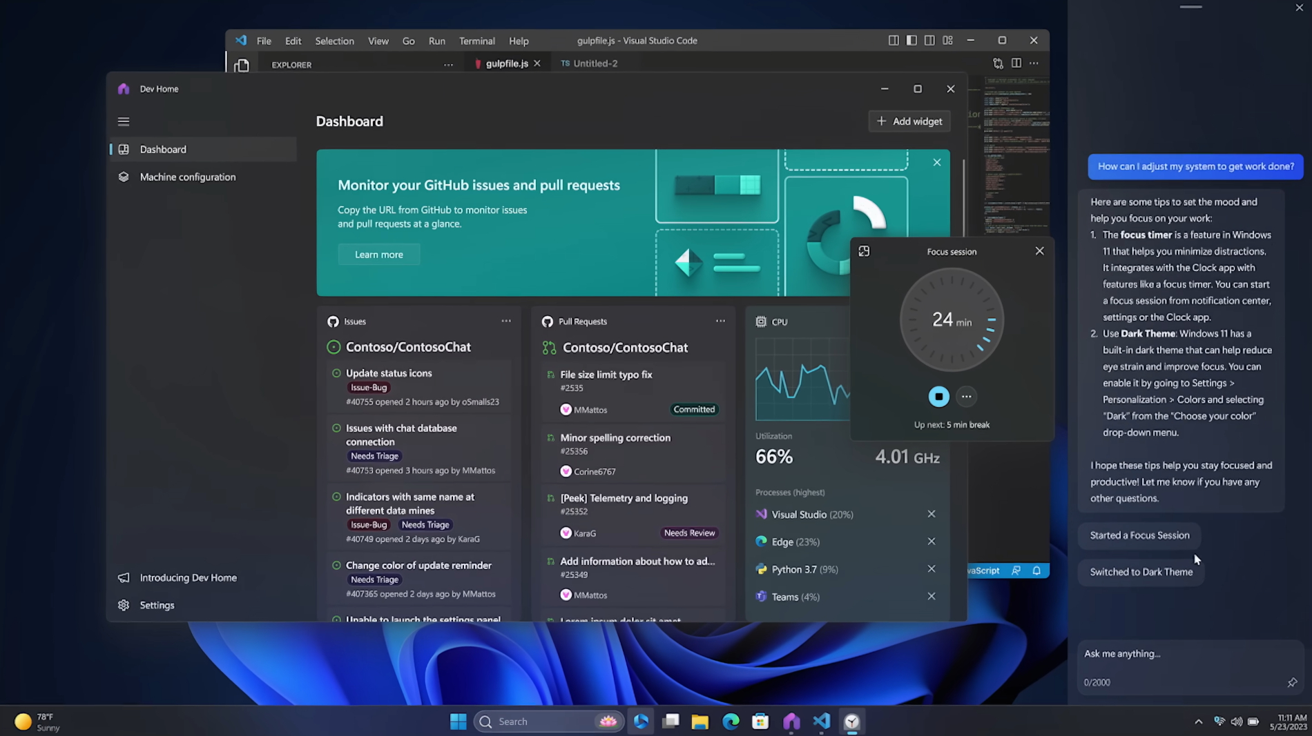 Windows Copilot은 Windows 11에 ChatGPT와 유사한 도우미를 추가하지만 문제를 수정하지는 않습니다.