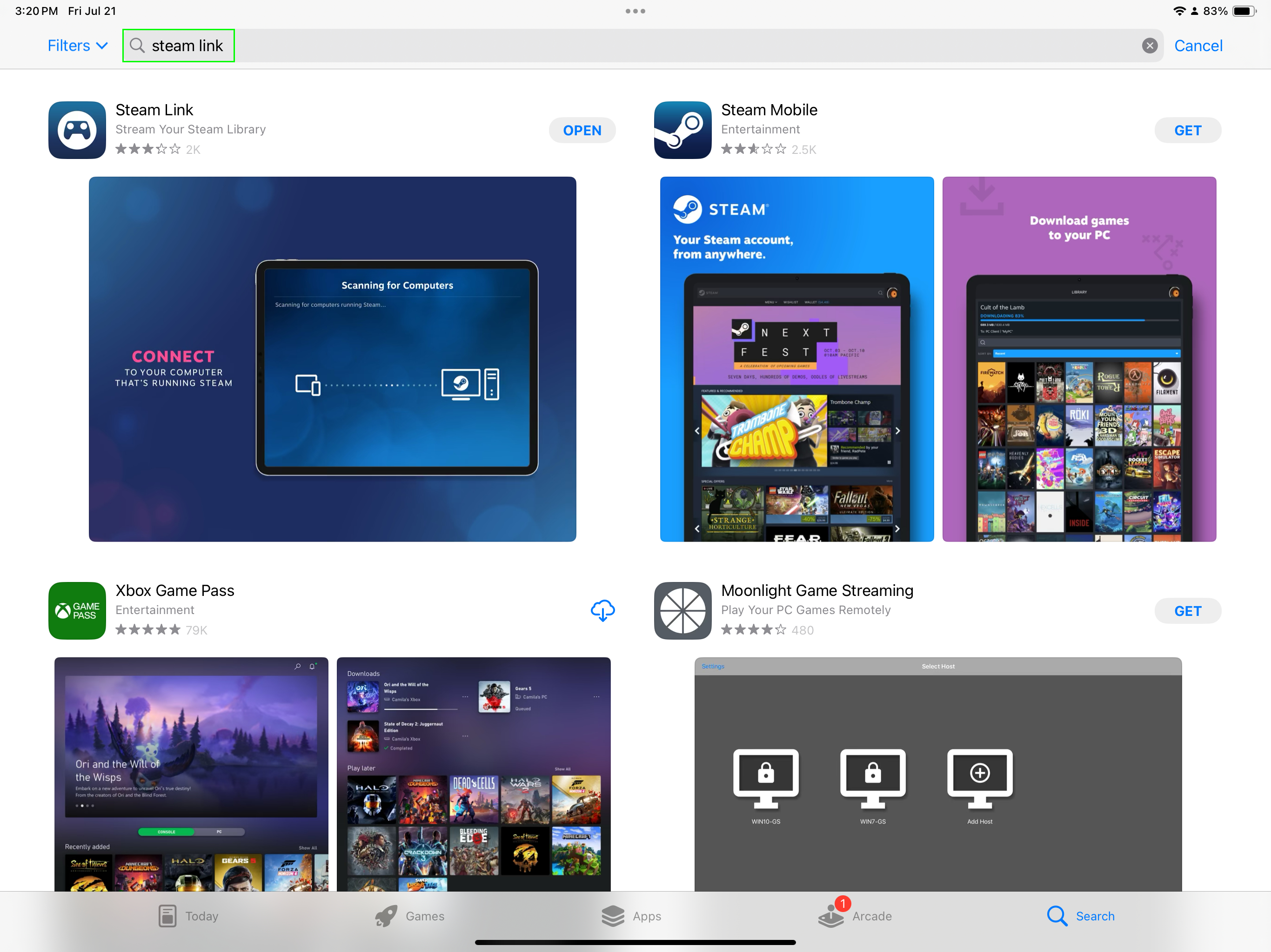 Steam Deck의 화면으로 IPad를 사용하는 방법