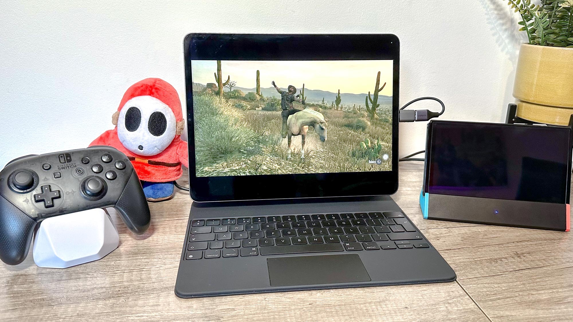 방금 IPad를 Nintendo Switch 화면으로 사용했는데 결과가 정말 멋졌습니다.