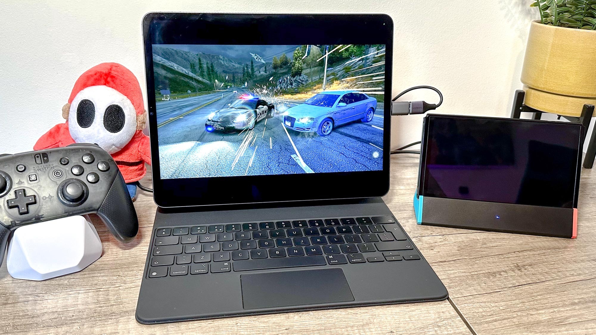 방금 IPad를 Nintendo Switch 화면으로 사용했는데 결과가 정말 멋졌습니다.